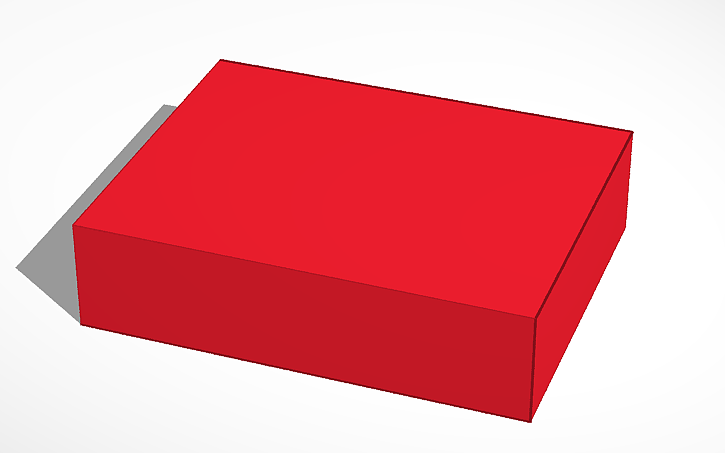 3D design Card Box - Tinkercad