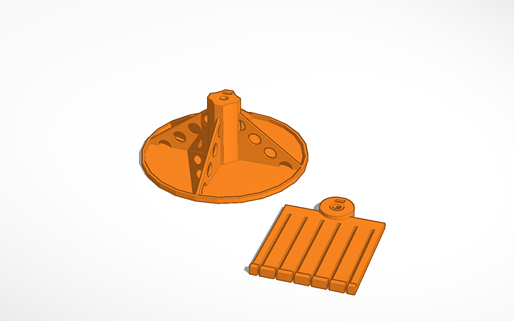 3D design Jumper Wire Rack [771921] - Modified for 6mm Rod - Tinkercad