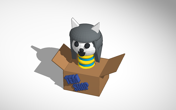 3D design Temmie (Tem Shop version) | Tinkercad