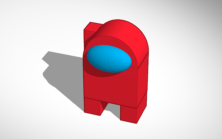 3D design Among us - Tinkercad