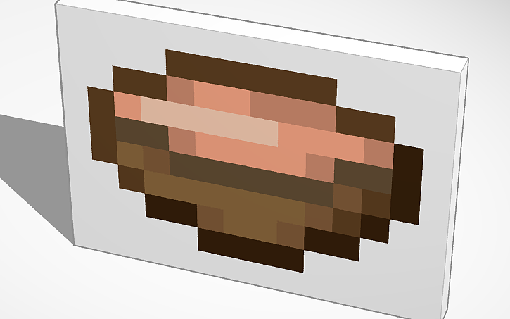 3D design Minecraft Mushroom Stew - Tinkercad