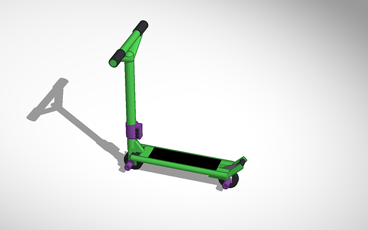 3D design Trick scooter | Tinkercad