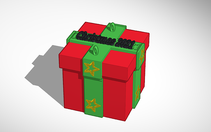 3D design Christmas ornament 1 | Tinkercad