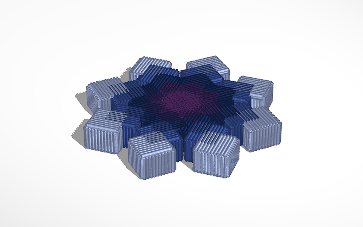 3D design Snowflake - Tinkercad
