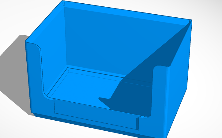 3D design Battery Storage - Empty Bucket - Tinkercad