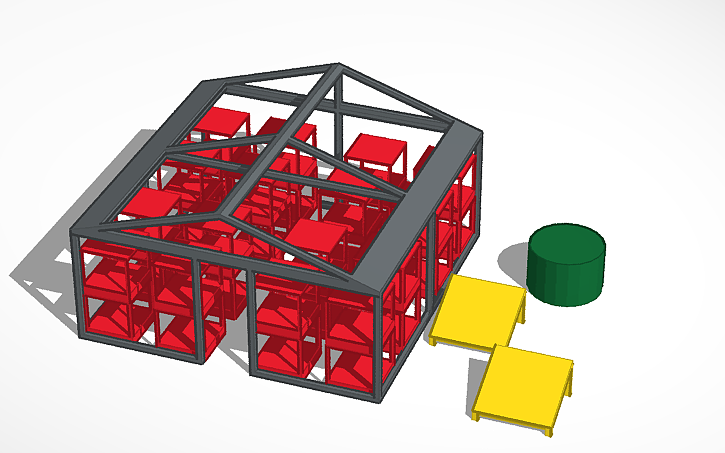 3D design Updated Crop Plots | Tinkercad