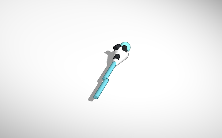 3D design Terraria: Spectre Staff - Tinkercad