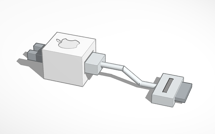 3D design Iphone Plug-In (old one) | Tinkercad
