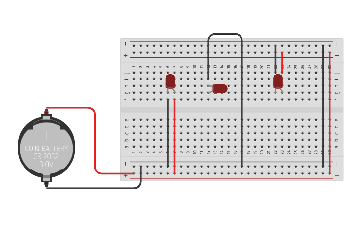Circuit design L7_Breadboard - Tinkercad
