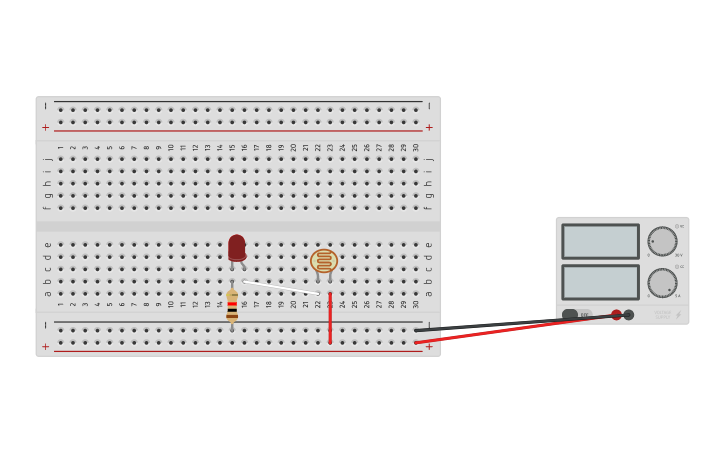 Circuit Design Photoresistor Tinkercad