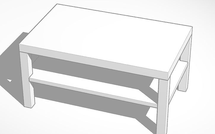 3D design Mesa - Tinkercad