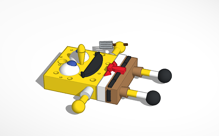 3D design Spongebob cooking crabby patties | Tinkercad