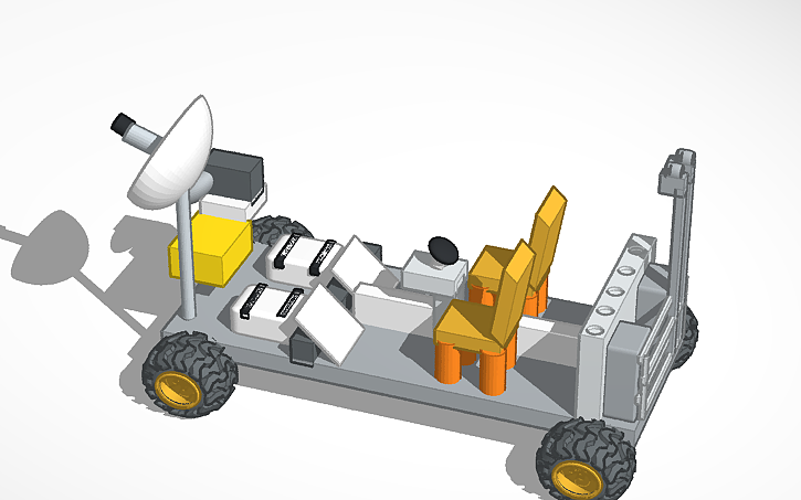3D design Rover espacial Arihana - Tinkercad