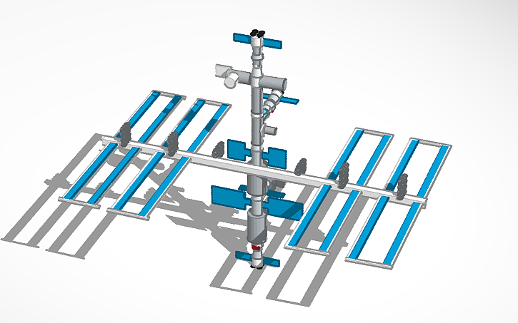3D design International Space Station - Tinkercad