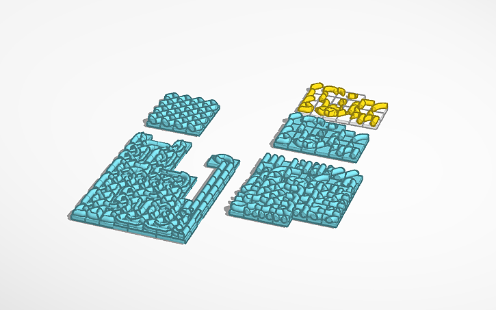 3D design Celtic Knot Components and Primitives - Tinkercad