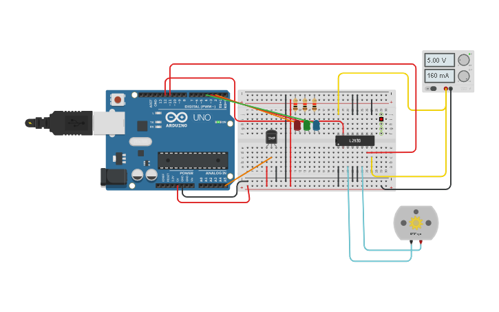 Circuit design Task 2 | Tinkercad