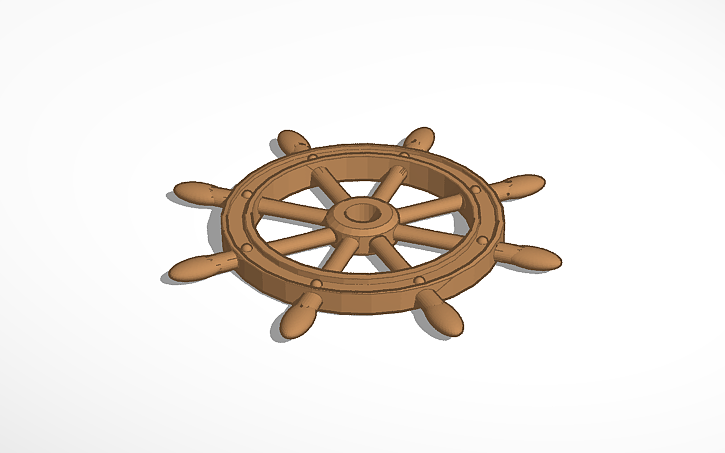 3D design timone - Tinkercad