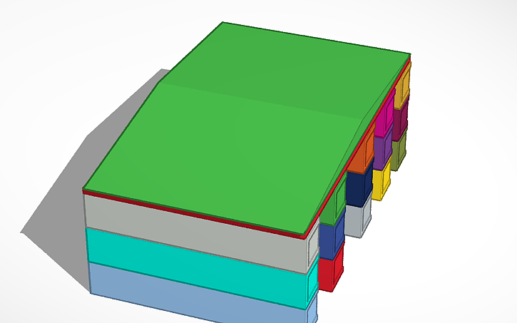 3D design Filing cabinet | Tinkercad