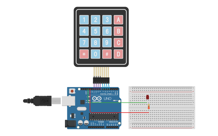 Circuit Design Тема № 2 Задача № 6 Дюжева Александра Tinkercad