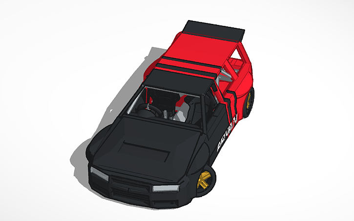 3d Design Custom Nissan Stagea Drift Car Tinkercad