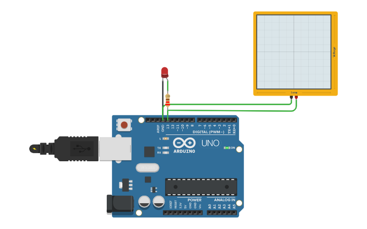 Circuit Design 21 Overflow Interrupts Every 0548 Sec Tinkercad 