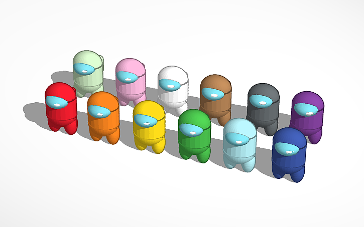 3D design Among us - Tinkercad