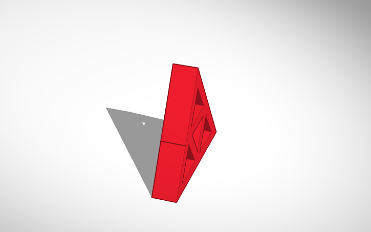 3D design Trit transparent triangle - Tinkercad