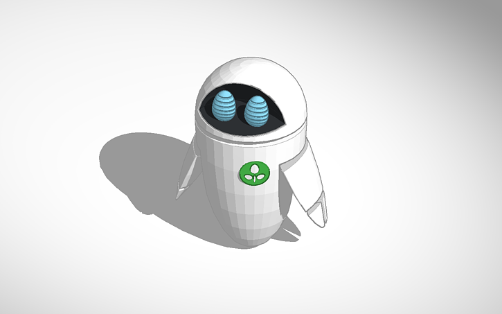 3D design Wall.E Eva - Tinkercad