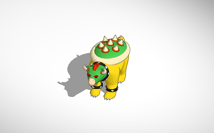 3D design Bowser - Tinkercad
