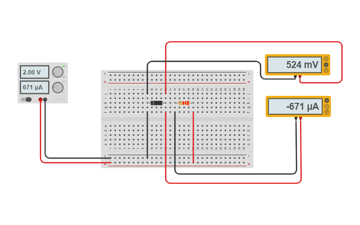 Circuit design Praktikum 2 Reverse Bias - Tinkercad Circuit design Praktikum 2 Reverse Bias - Tinkercad