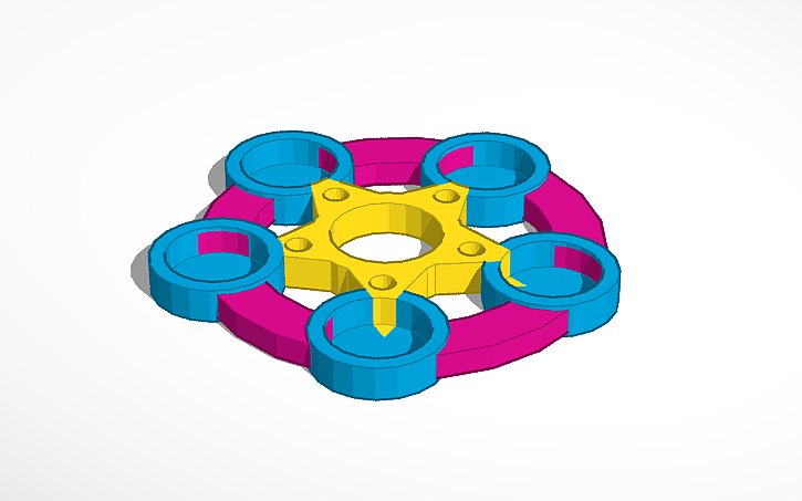 3D design Kaleb Soliz-Fidget spiner | Tinkercad