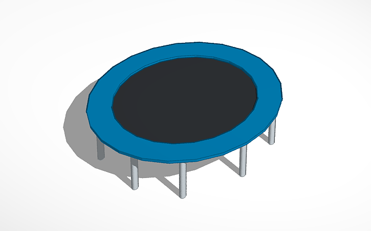 3D design Trampoline - Tinkercad