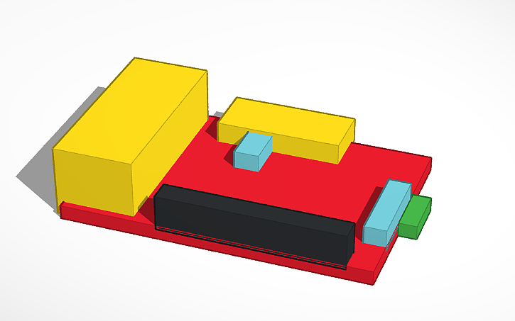 3D design Raspberry Pi 3B+ Hollow | Tinkercad