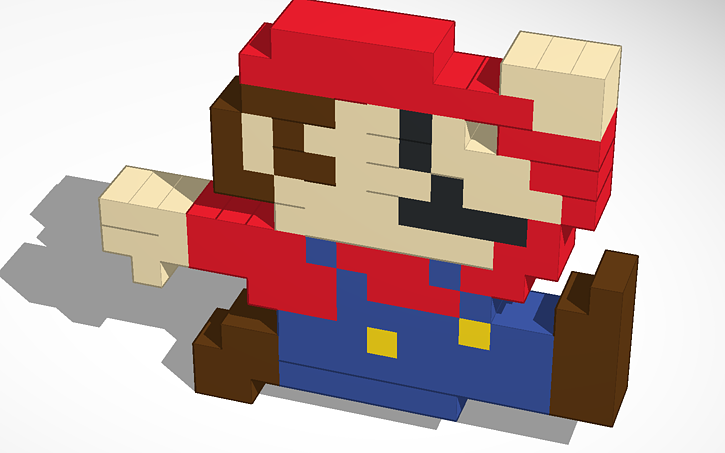 3D design MARIO - Tinkercad