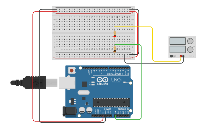 Circuit design Ex 7.2 - Tinkercad