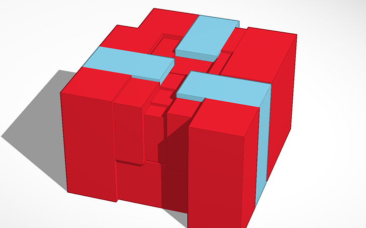 3D design puzzel - Tinkercad