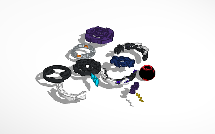 3D design Beyblade - Tinkercad
