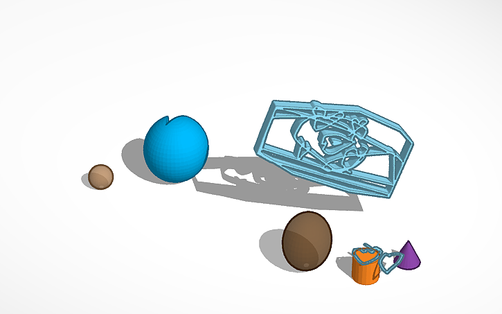 3D design Layers of Earth - Tinkercad