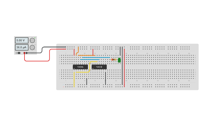 Circuit design Experiment 2 - Simulation (PART 1B) | Tinkercad