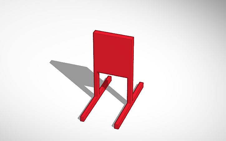 3D design Target Stand 2 - Tinkercad