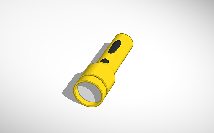3D design Flashlight | Tinkercad