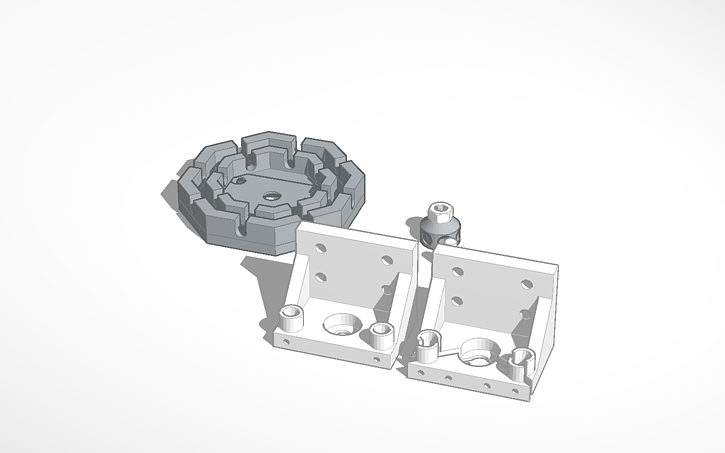3D design Motor paso a paso - Tinkercad