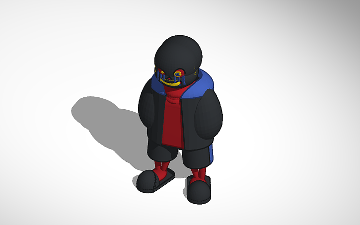 3D design 에러 샌즈(error sans)(errortale) | Tinkercad