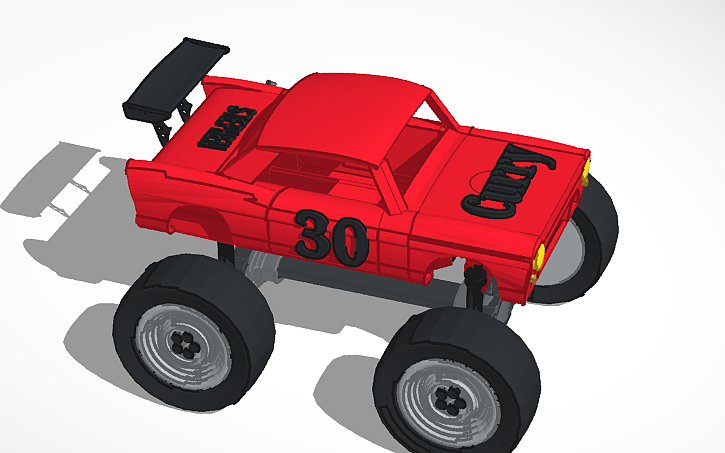 3D design monster truck | Tinkercad