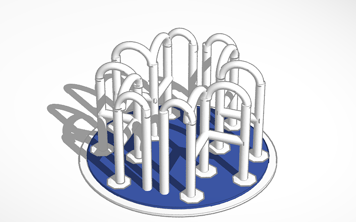 3D design merry-go-round - Tinkercad