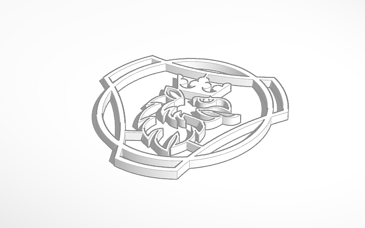 3D design Scania logo - Tinkercad