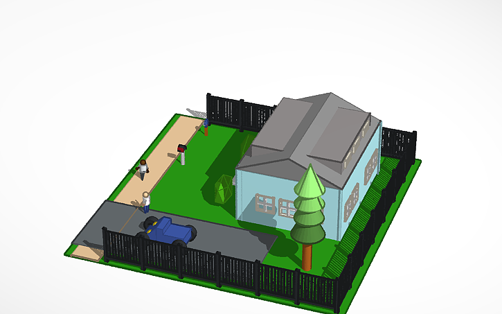 3D design House (For school project) | Tinkercad