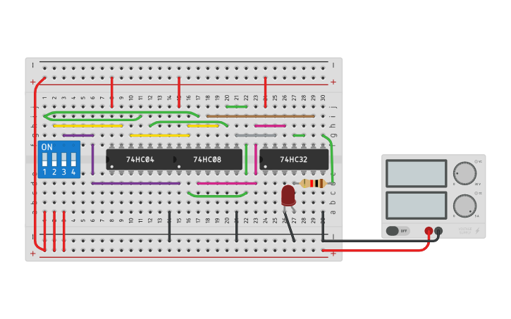 Circuit Design Sop Realization Tinkercad