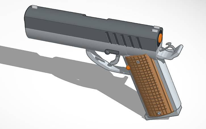 3D design pistol - Tinkercad