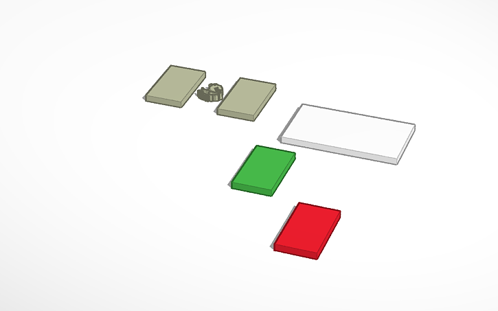 3D design Landen Lee- Mexico Flag - Tinkercad